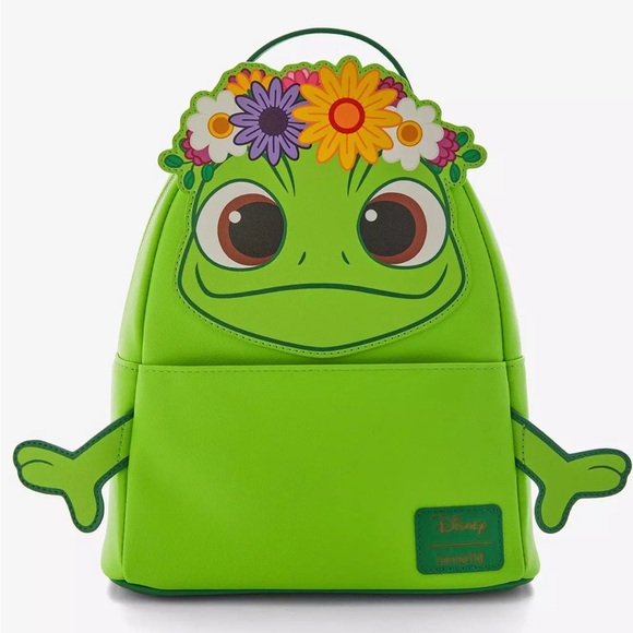 Disney | Bags | Loungefly Rapunzel Pascal Floral Backpack | Poshmark